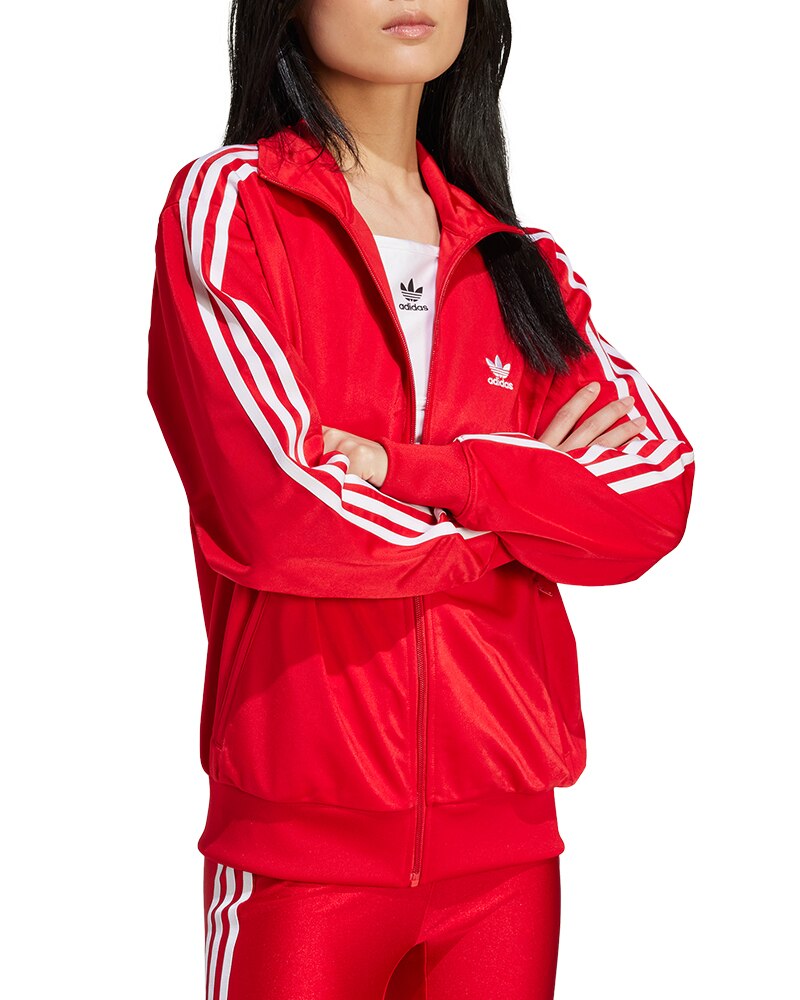 adidas Originals Adicolor Classics Loose Firebird Trackjacket | IP0602 | Red | Clothes | Footish