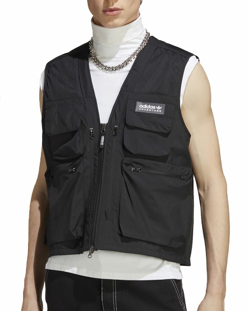 adidas Originals Adventure Premium Vest | IC8485 | Svart | Kläder | Footish