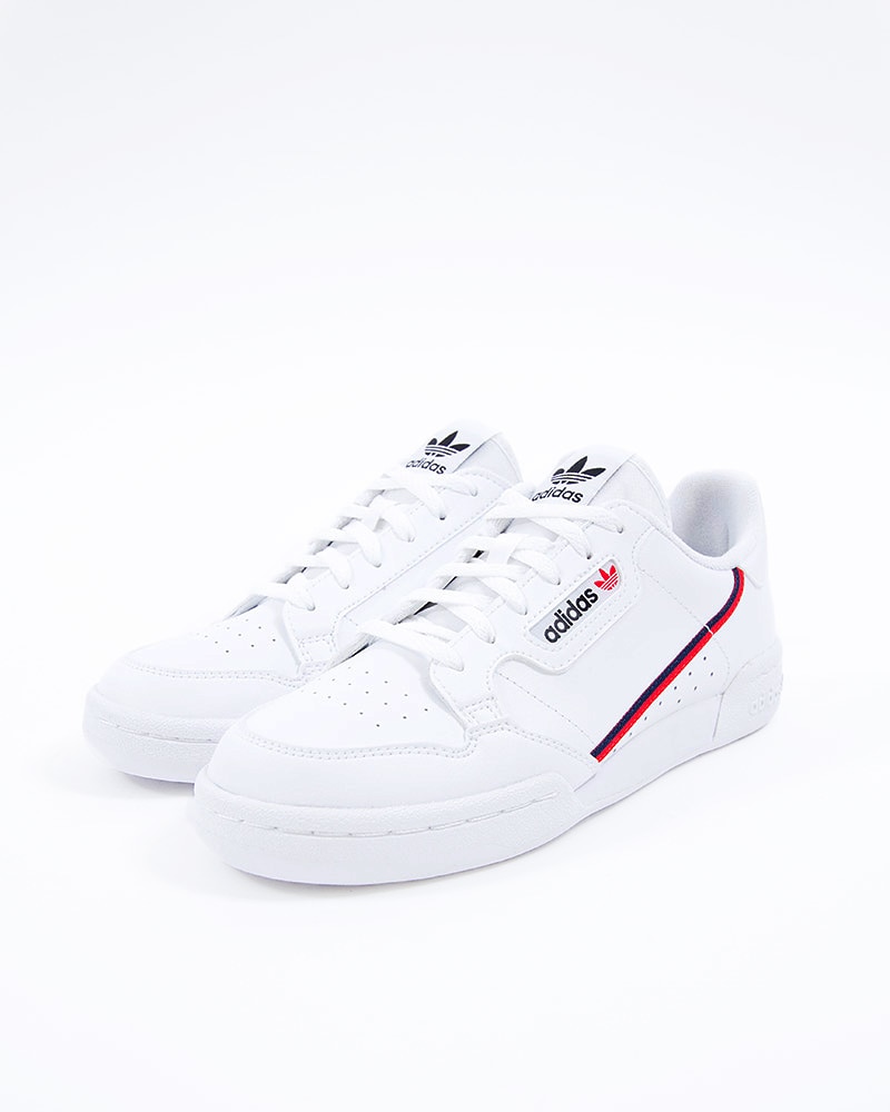 adidas Originals Continental 80 J | F99787 | White | Sneakers | Shoes ...