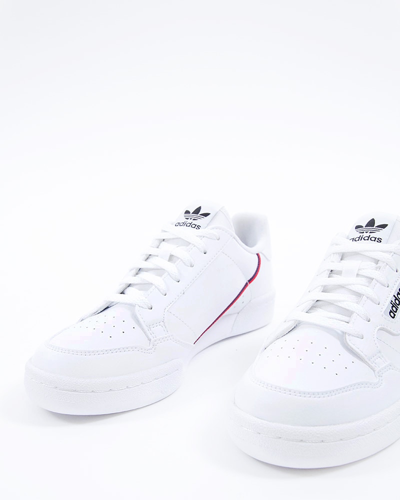 adidas Originals Continental 80 J | F99787 | White | Sneakers | Shoes ...