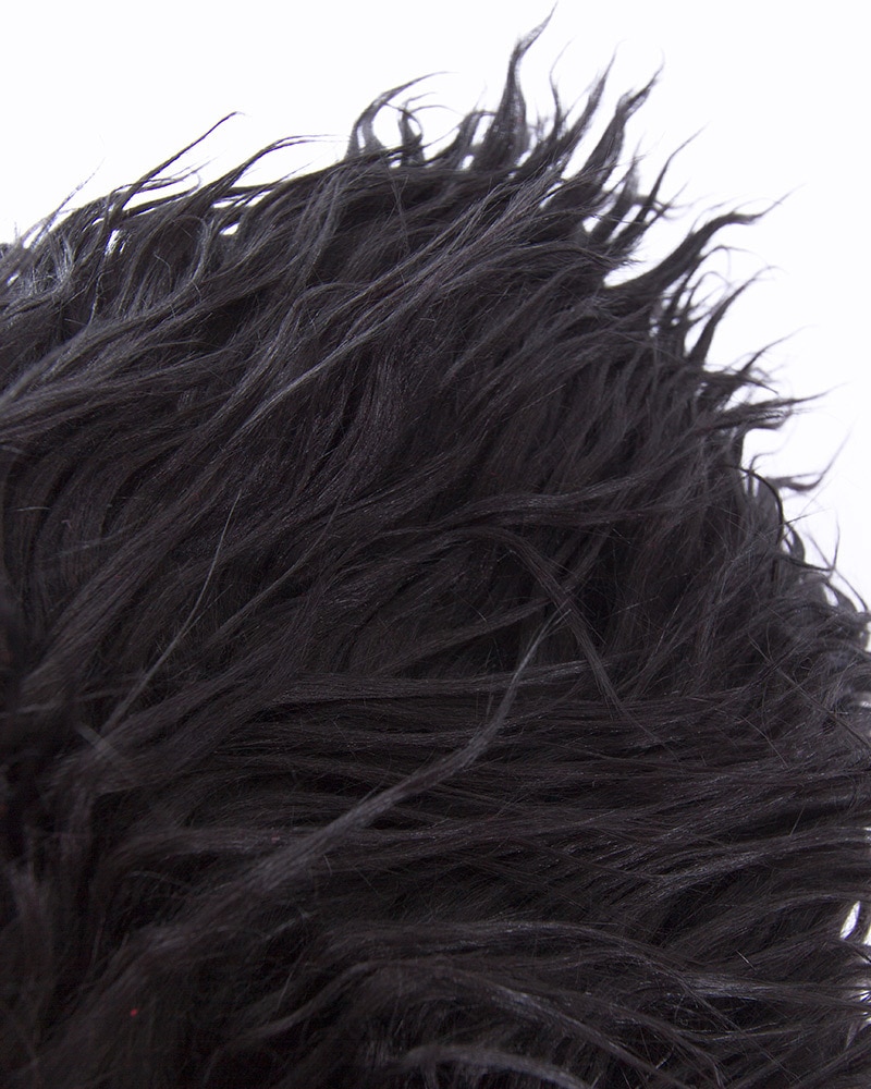 FILA Fleur Fur Jacket | 684619-002 | Svart | Kläder | Footish