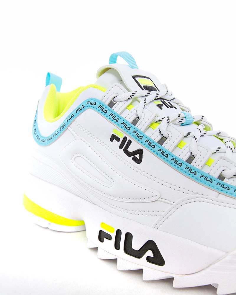 FILA Wmns Disruptor Logo Low | 1010748-92Q | Vit | Sneakers | Skor ...