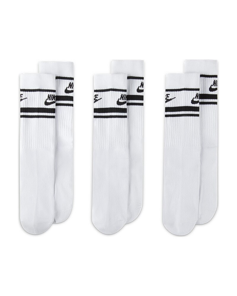 Nike Sportswear Everyday Essential Crew Socks (3 Pairs) | DX5089-103 ...