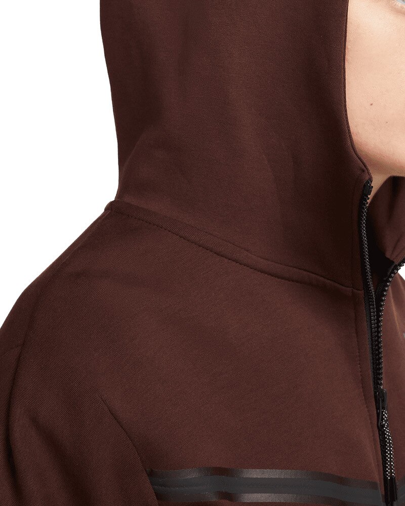 Nike Sportswear Tech Fleece Full-Zip Hoodie | CU4489-227 | Brown ...