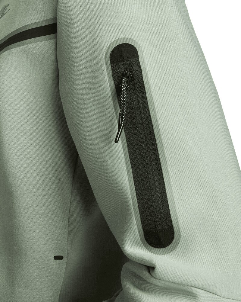 Nike Sportswear Tech Fleece Full-Zip Hoodie | CU4489-330 | Grön ...