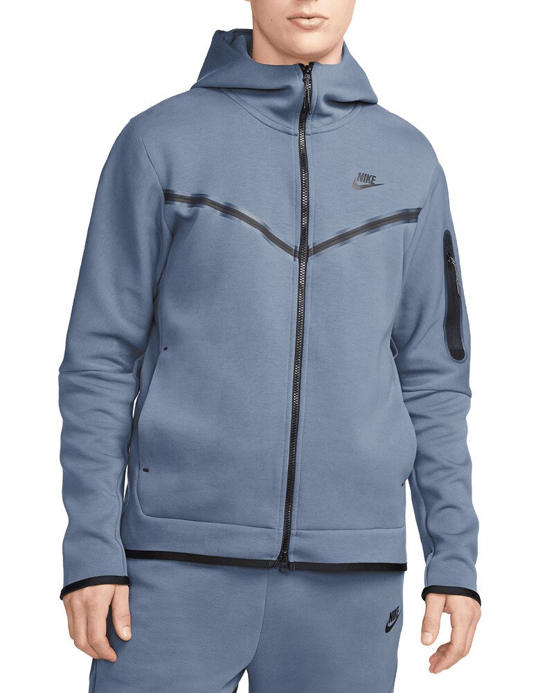 Nike Sportswear Tech Fleece Full-Zip Hoodie | CU4489-491 | Blå | Kläder ...