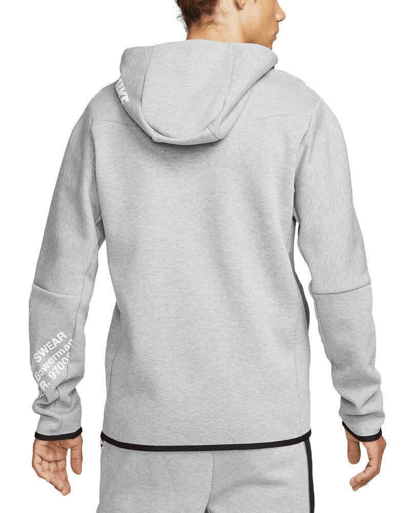 Nike Sportswear Tech Fleece Graphic Full Zip Hoodie | DM6474-063 | Gray ...