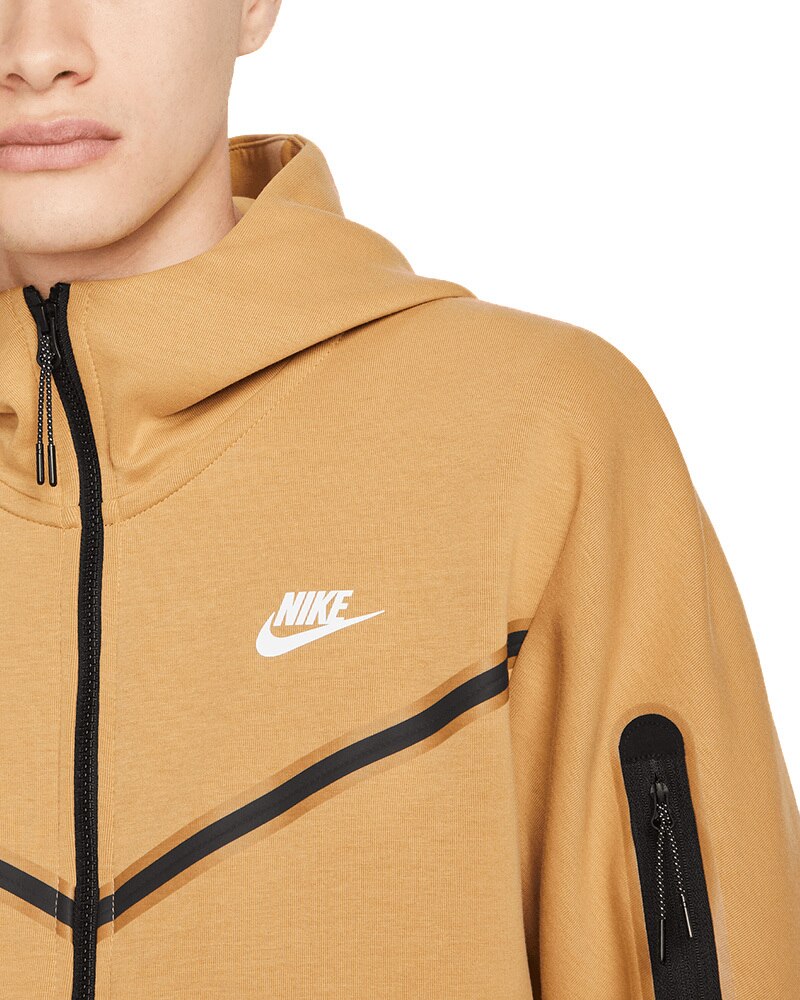 Nike Sportswear Tech Fleece Full-Zip Hoodie | CU4489-722 | Brun ...