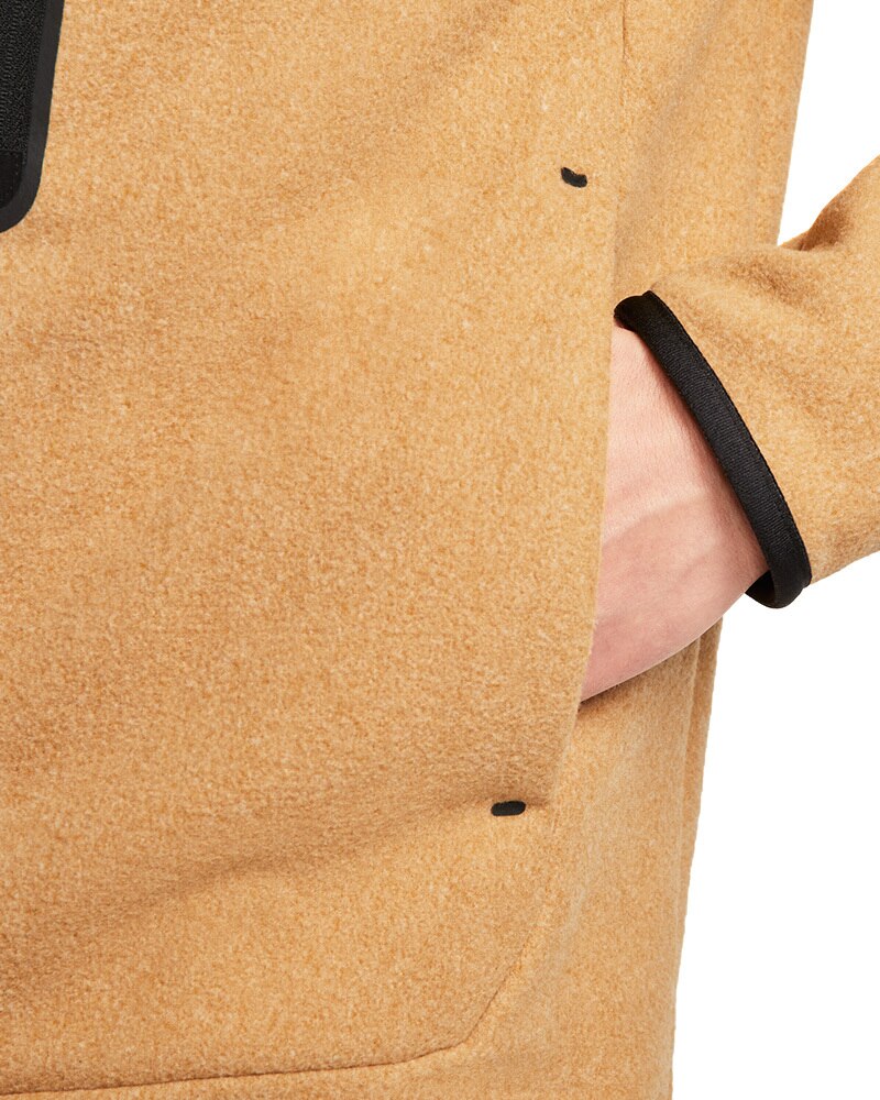 Nike Tech Fleece Full-Zip Winterized Hoodie | DQ4801-722 | Brown ...