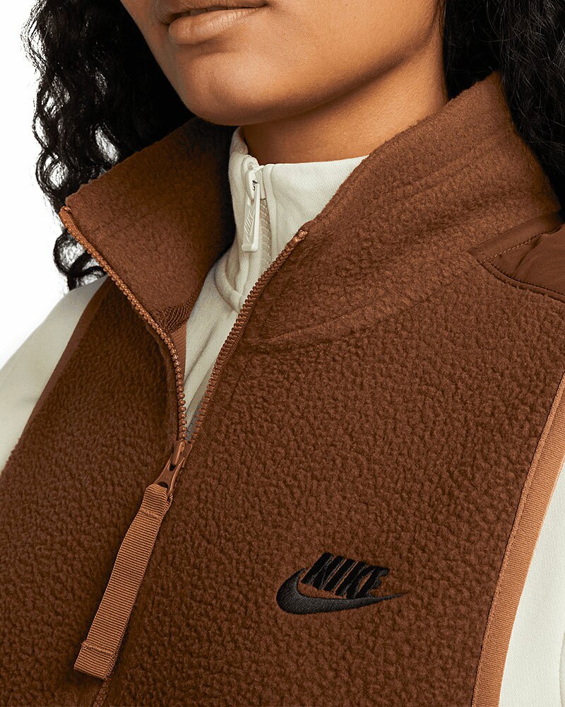 Nike Wmns Sportswear Utility Vest | FD4238-259 | Brun | Kläder | Footish