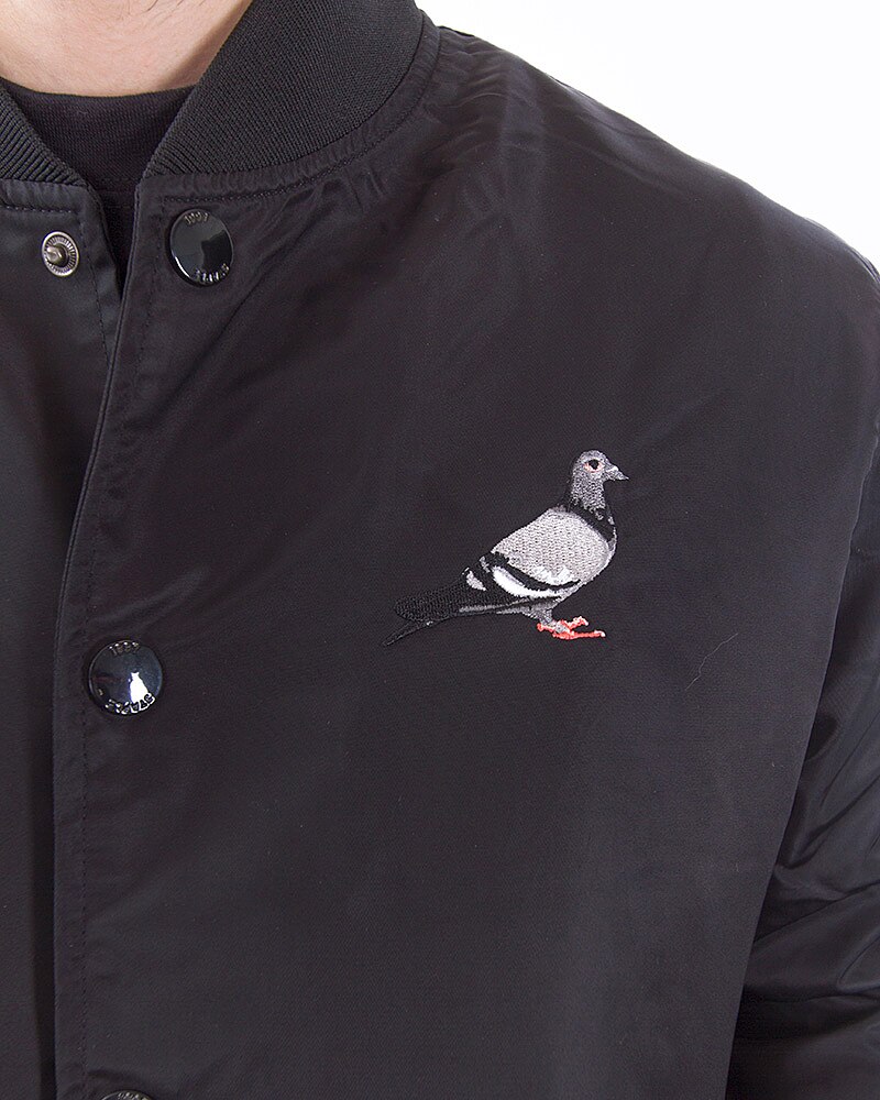 Staple Pigeon Logo Bomber Jacket | 2101O6470 | Black | Clothes | Footish