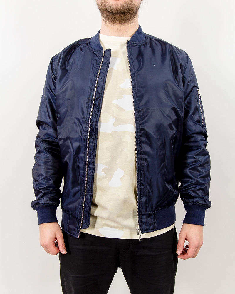 WeSC The Bomber Padded Jacket Navy Blazer - H10973061O - Footish: If ...
